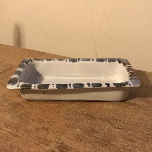 Art | Studio Pottery Artist Signed Rectangular Long Dish | Poshmark